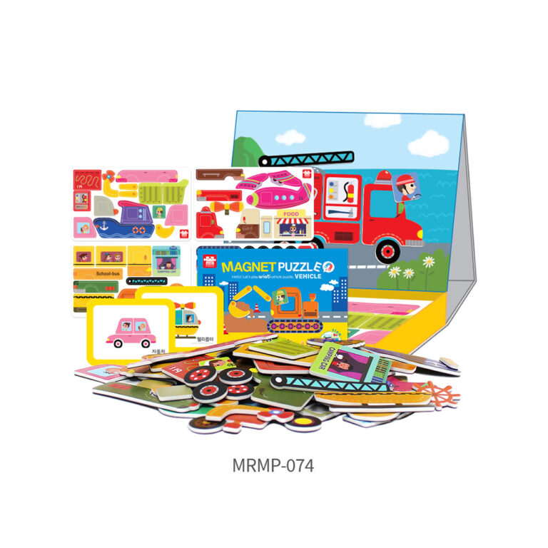 Vehicle Puzzle With Play Board - Magpia Co., Ltd.