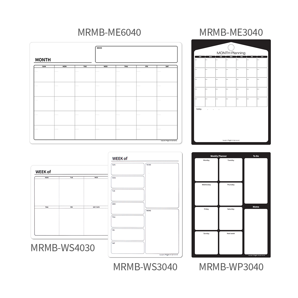 Rubber Magnet Schedule Board - Magpia Co., Ltd.